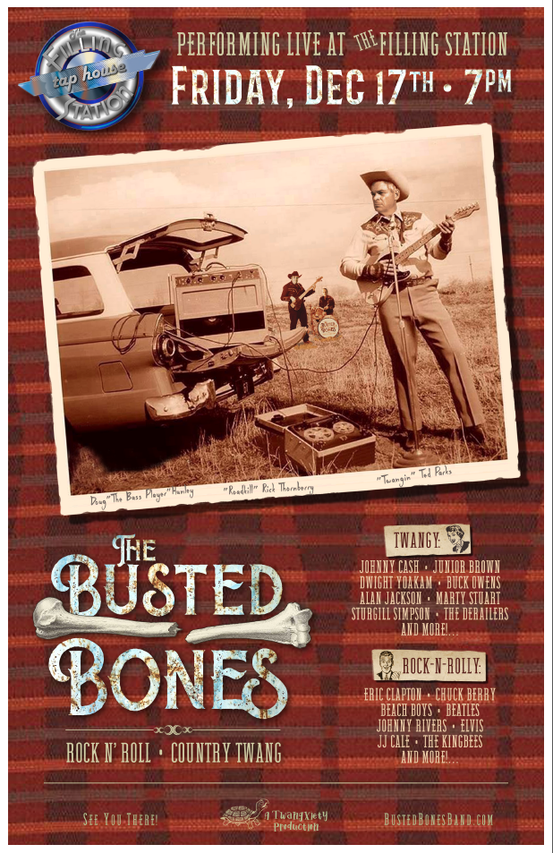 Famous Bones Posters – The Busted Bones Band